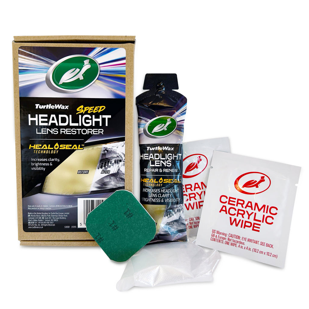 Speed Headlight Lens Restorer Kit Turtle Wax
