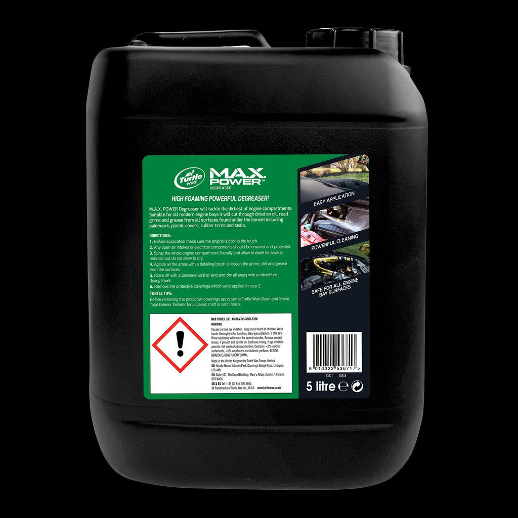 Max Power Engine Degreaser 5L | Turtle Wax