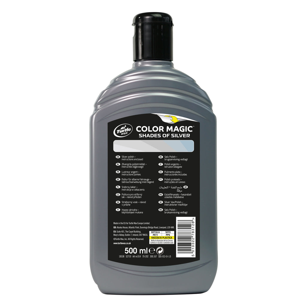 Color Magic Silver Car Polish 500ml | Turtle Wax