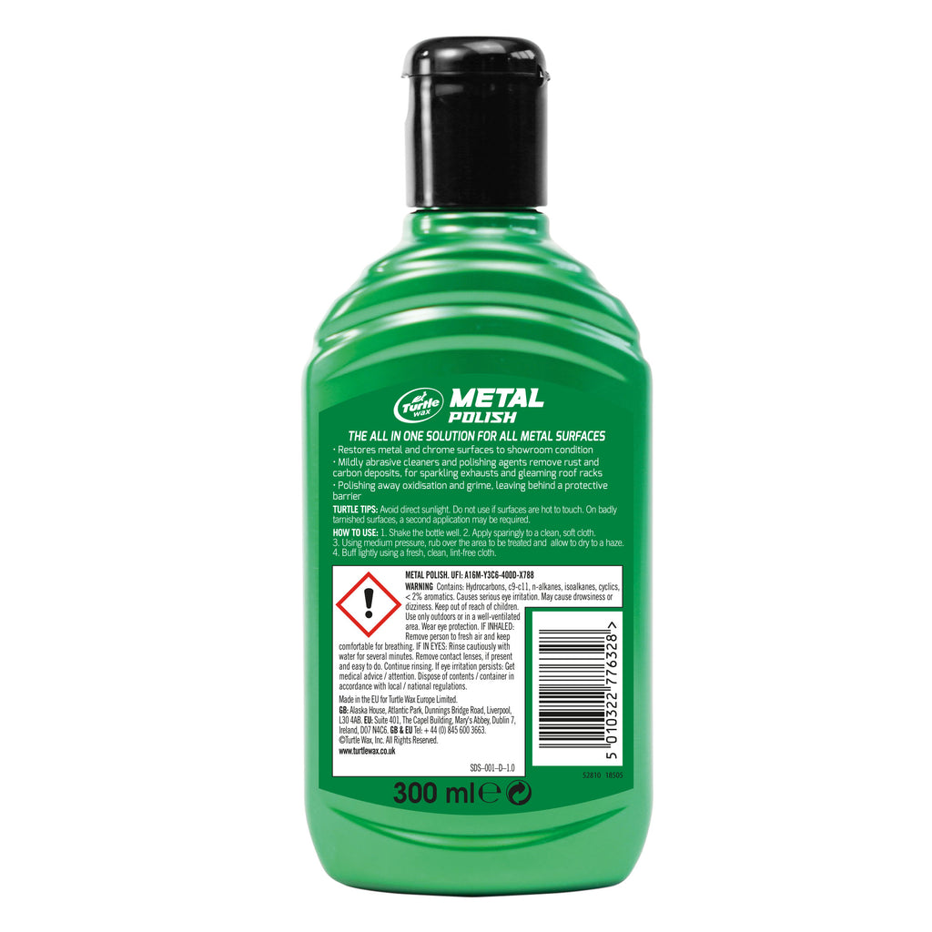 All Metal Chrome Polish 300 ML | Turtle Wax