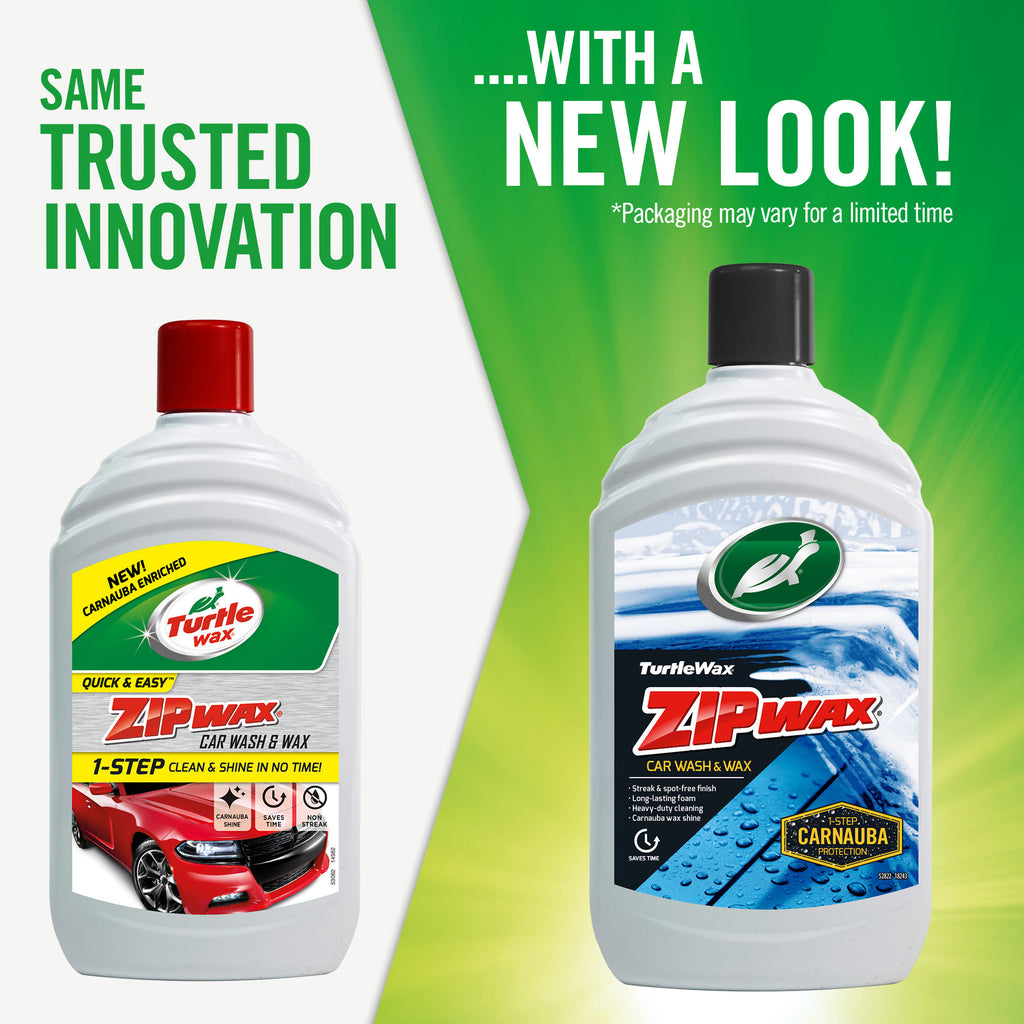 Zip Wash & Wax Car Shampoo 500ml | Turtle Wax