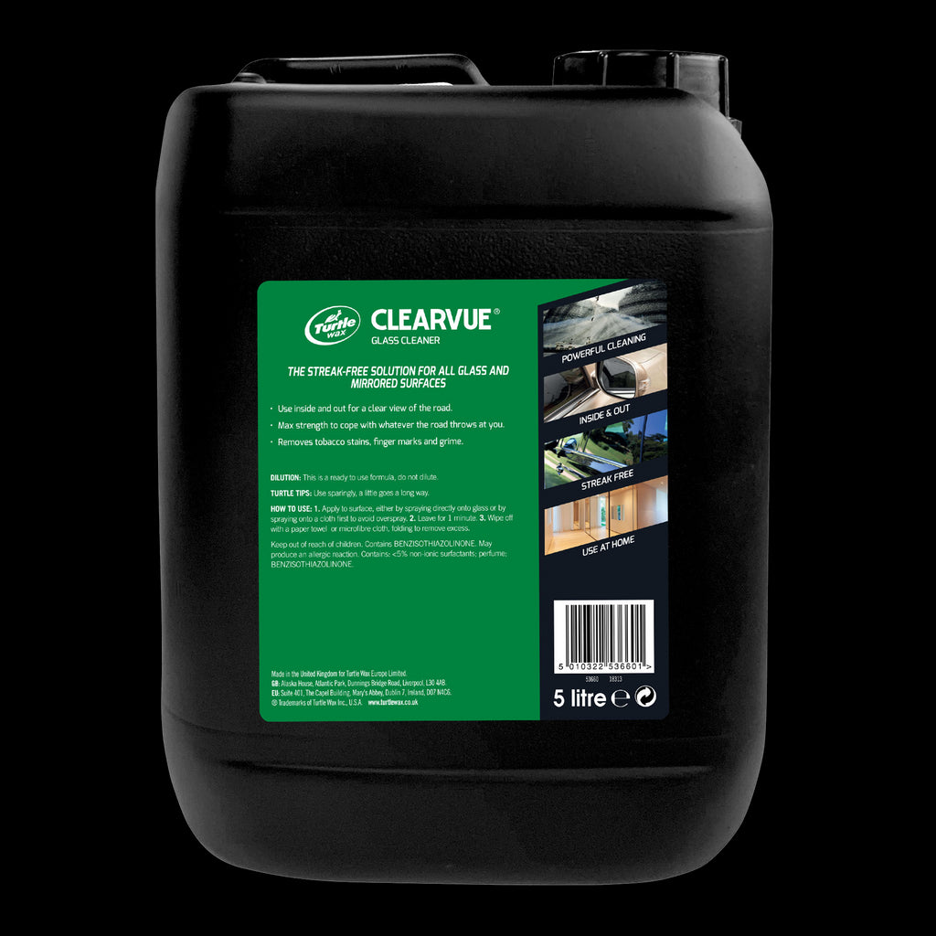ClearVue Glass Cleaner Spray 5L | Turtle Wax